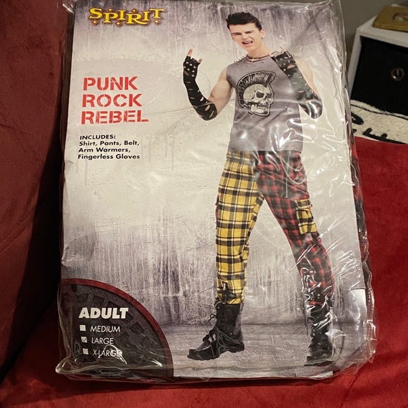 Spirit | Other | Spirit Punk Rock Outfit With Yellow And Red Plaid ...